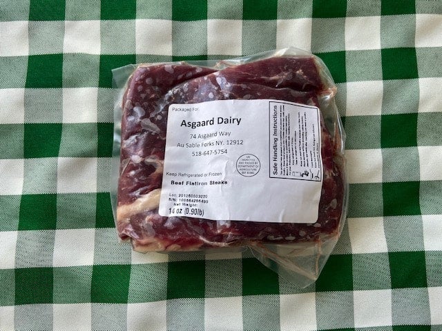 Flat Iron Steak Per Pound | Asgaard Farm & Dairy Online Store