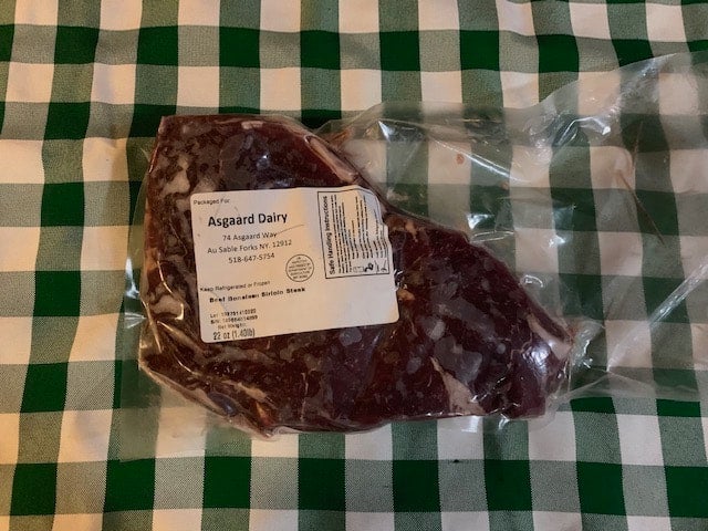 Boneless Sirloin Steak | Asgaard Farm & Dairy Online Store
